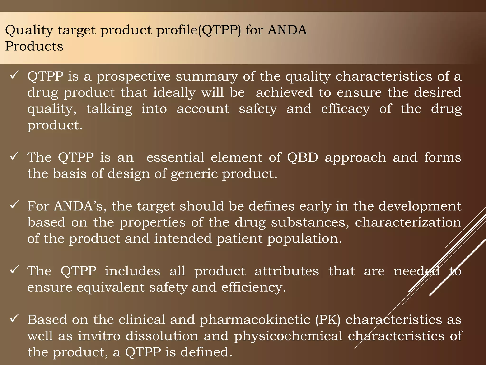 QBD Quality by design for Immediate release dosage form | PDF