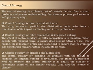 QBD Quality by design for Immediate release dosage form | PDF
