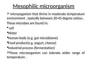 Microorganisms in Extreme Environment... | PPTX