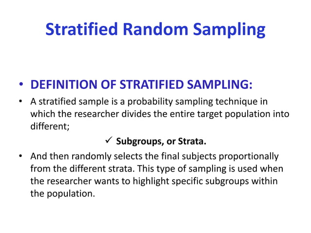 Probability Sampling and Its Techniques with Examples. | PPTX | Science
