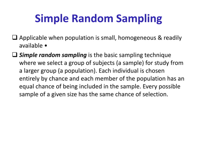Probability Sampling and Its Techniques with Examples. | PPTX | Science