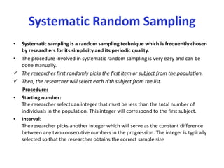Probability Sampling and Its Techniques with Examples. | PPTX