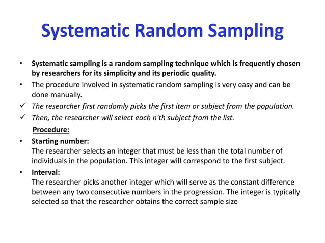 Probability Sampling and Its Techniques with Examples. | PPTX | Science