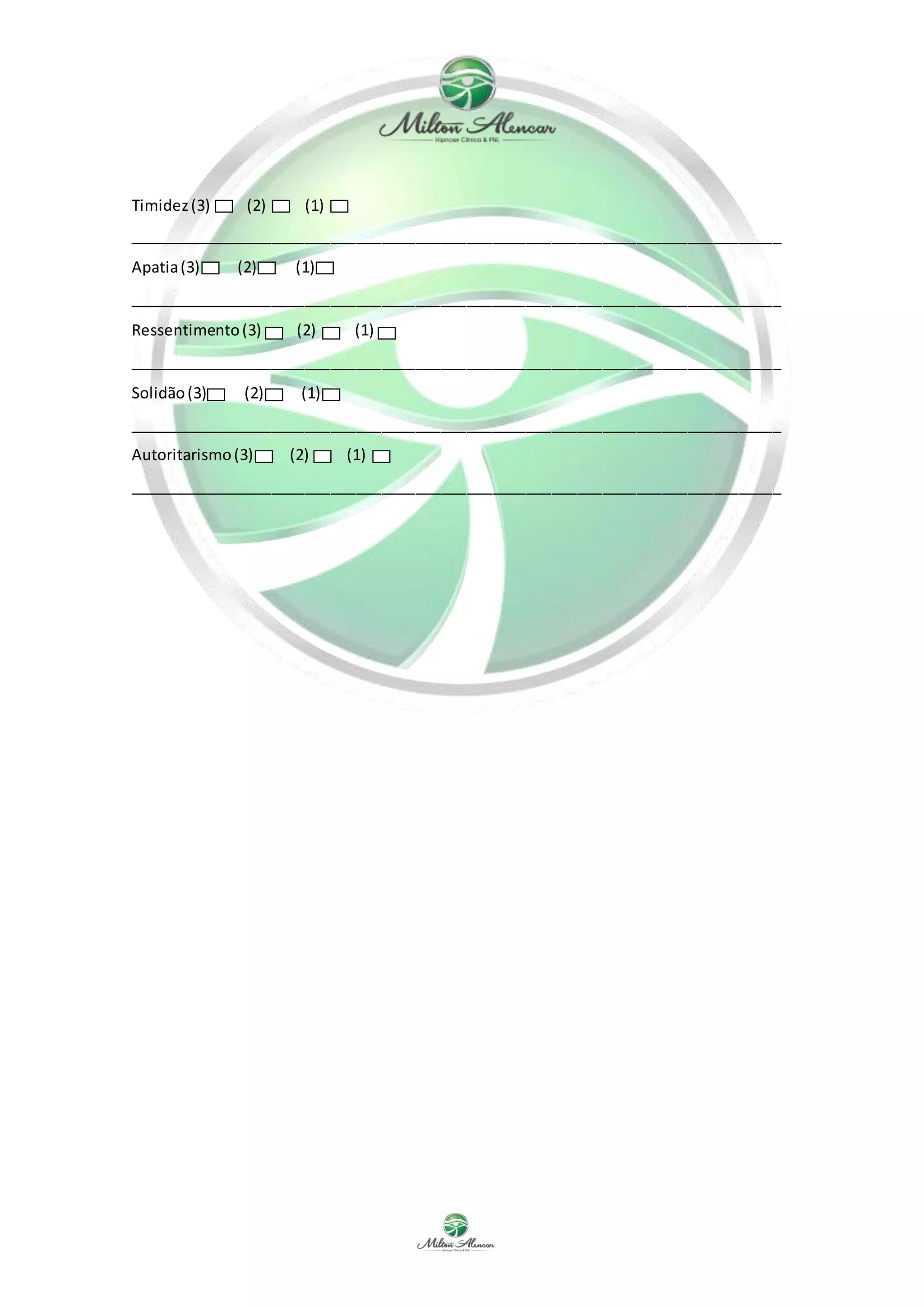 Anamnese milton alencar . | PDF