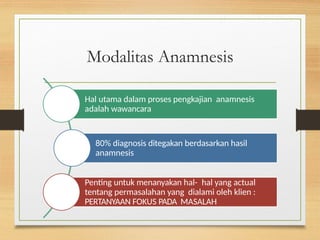 Anamnesis dan Pemeriksaan Fisik ppt Ambulan | PPTX