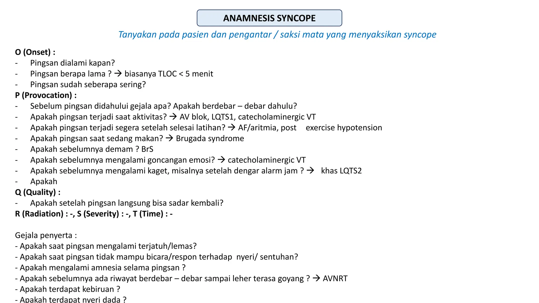 ANAMNESIS DEMAM, PE, CHEST PAIN, SYNCOPE.pptx