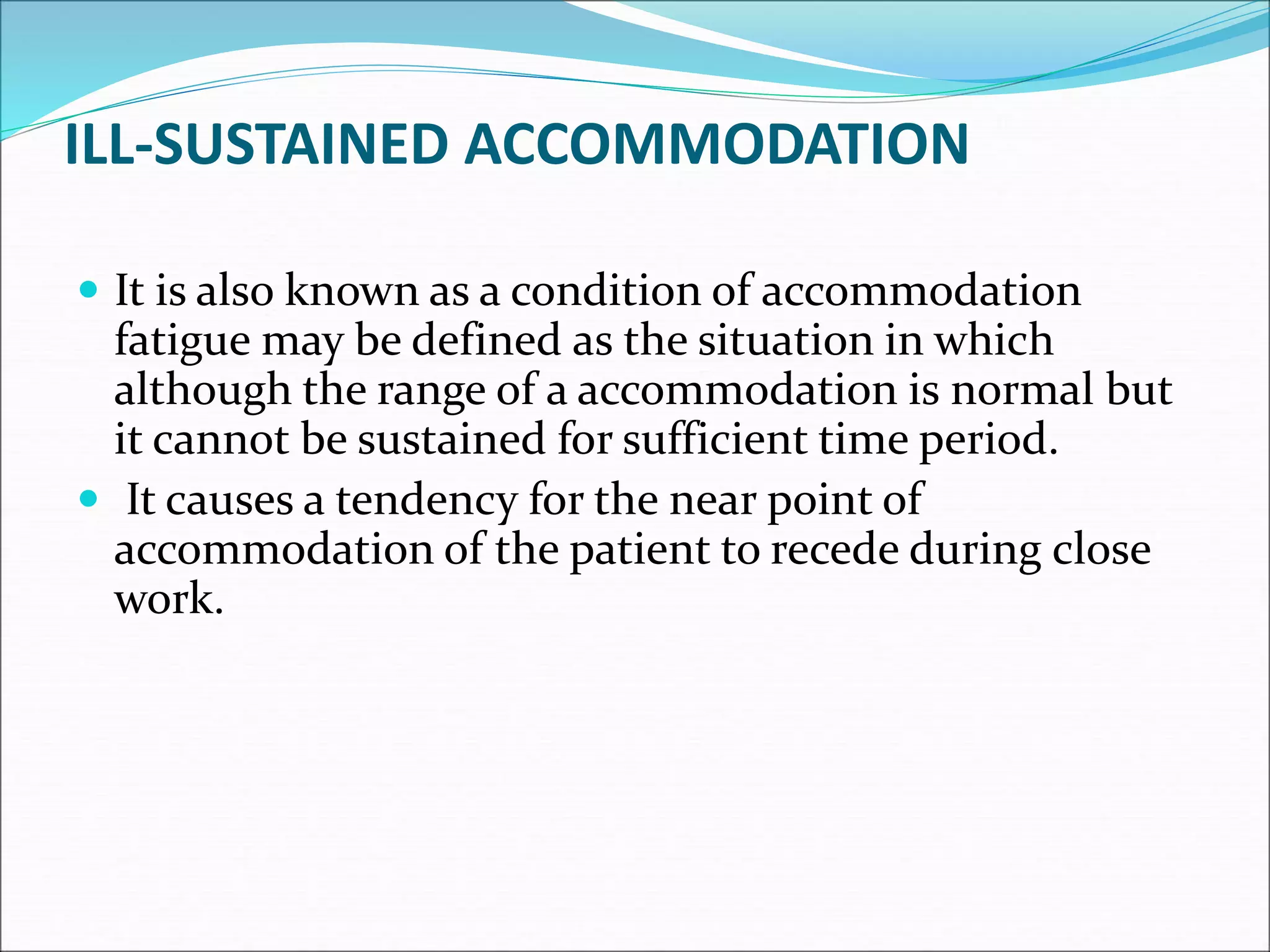Anomalies of accommodation | PPT
