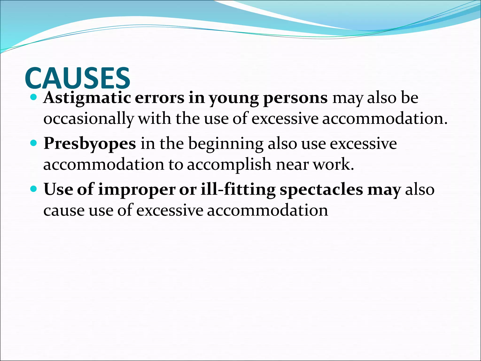 Anomalies of accommodation | PPT