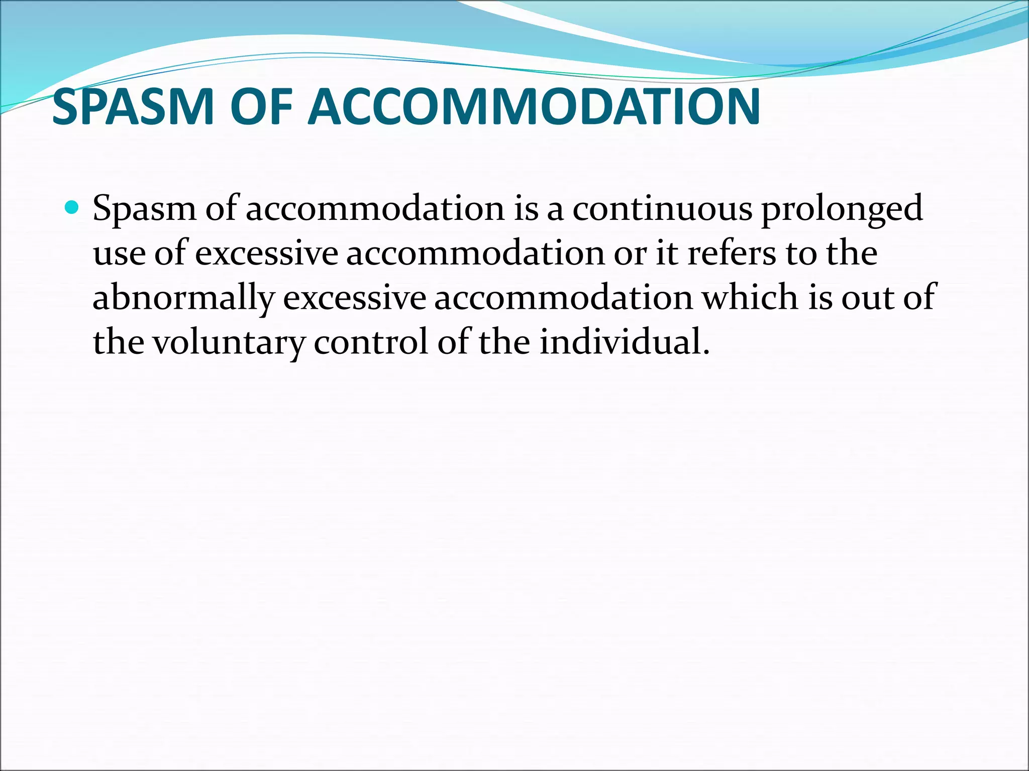 Anomalies of accommodation | PPT