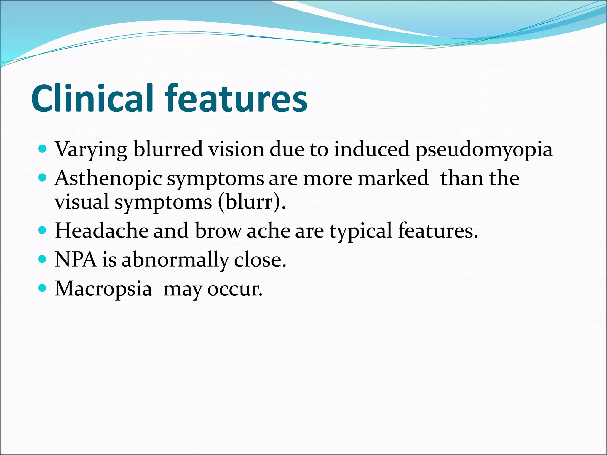 Anomalies of accommodation | PPT