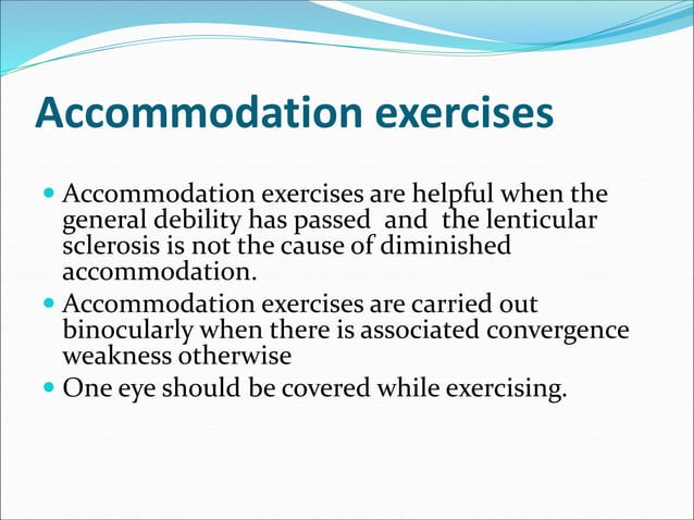 Anomalies of accommodation | PPT | Eye and Vision Conditions | Diseases ...