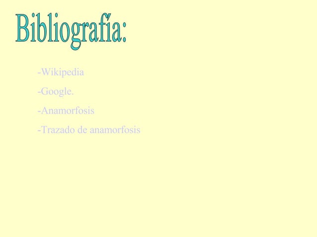 Anamorfosis | PPT