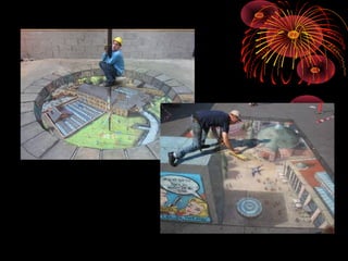 Anamorphic illusions, with work of Julian Beever | PPT | Debated Sensitive Social Issues ...