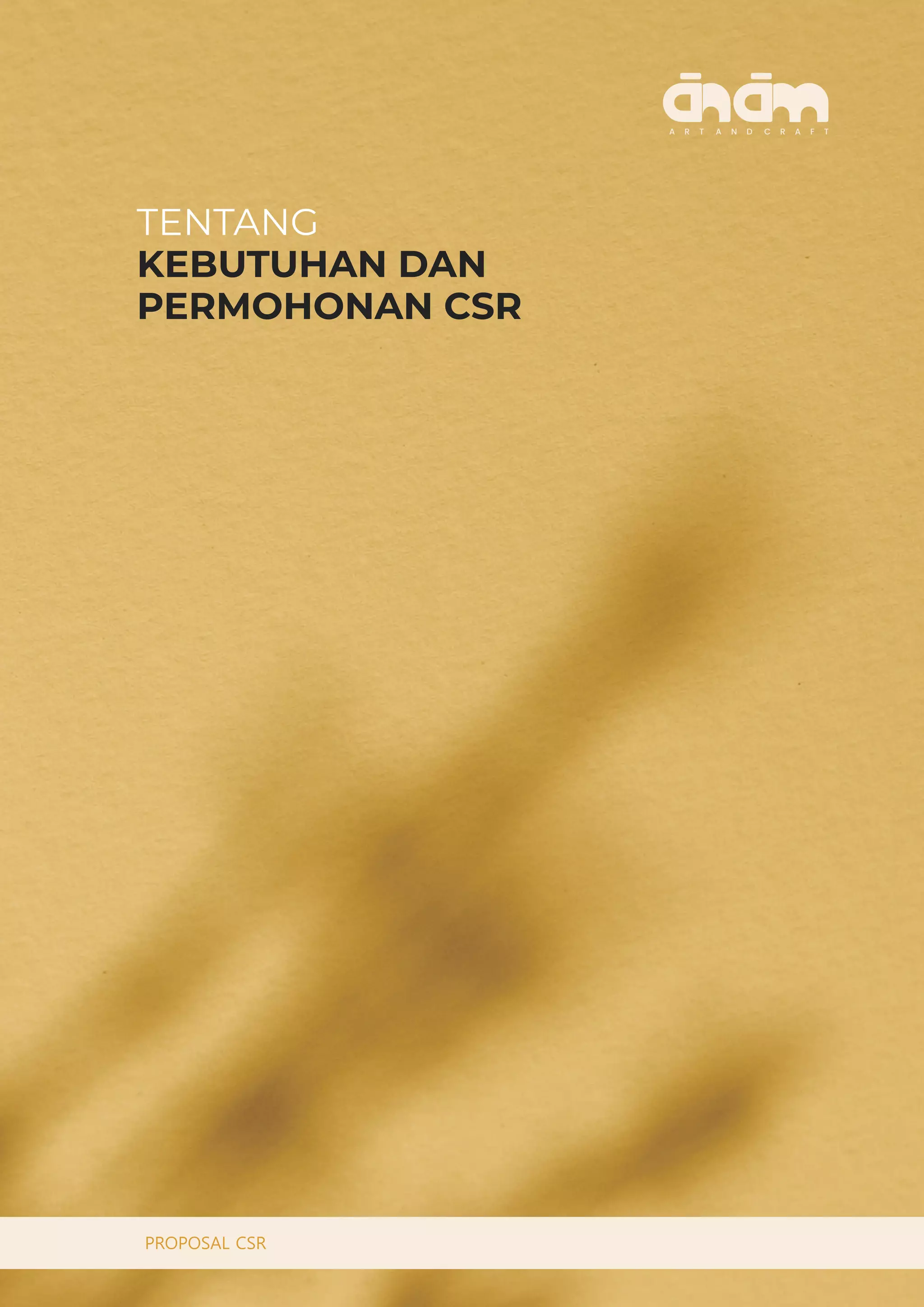 CONTOH PROPOSAL PERMOHONAN DANA CSR YANG KEREN KECE BADAI | PDF