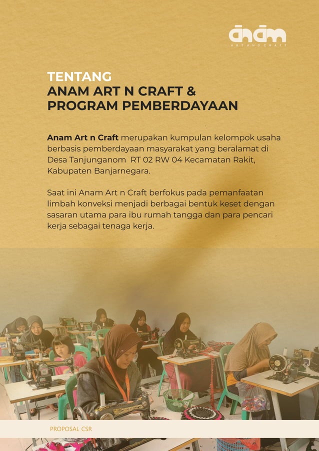 CONTOH PROPOSAL PERMOHONAN DANA CSR YANG KEREN KECE BADAI | PDF