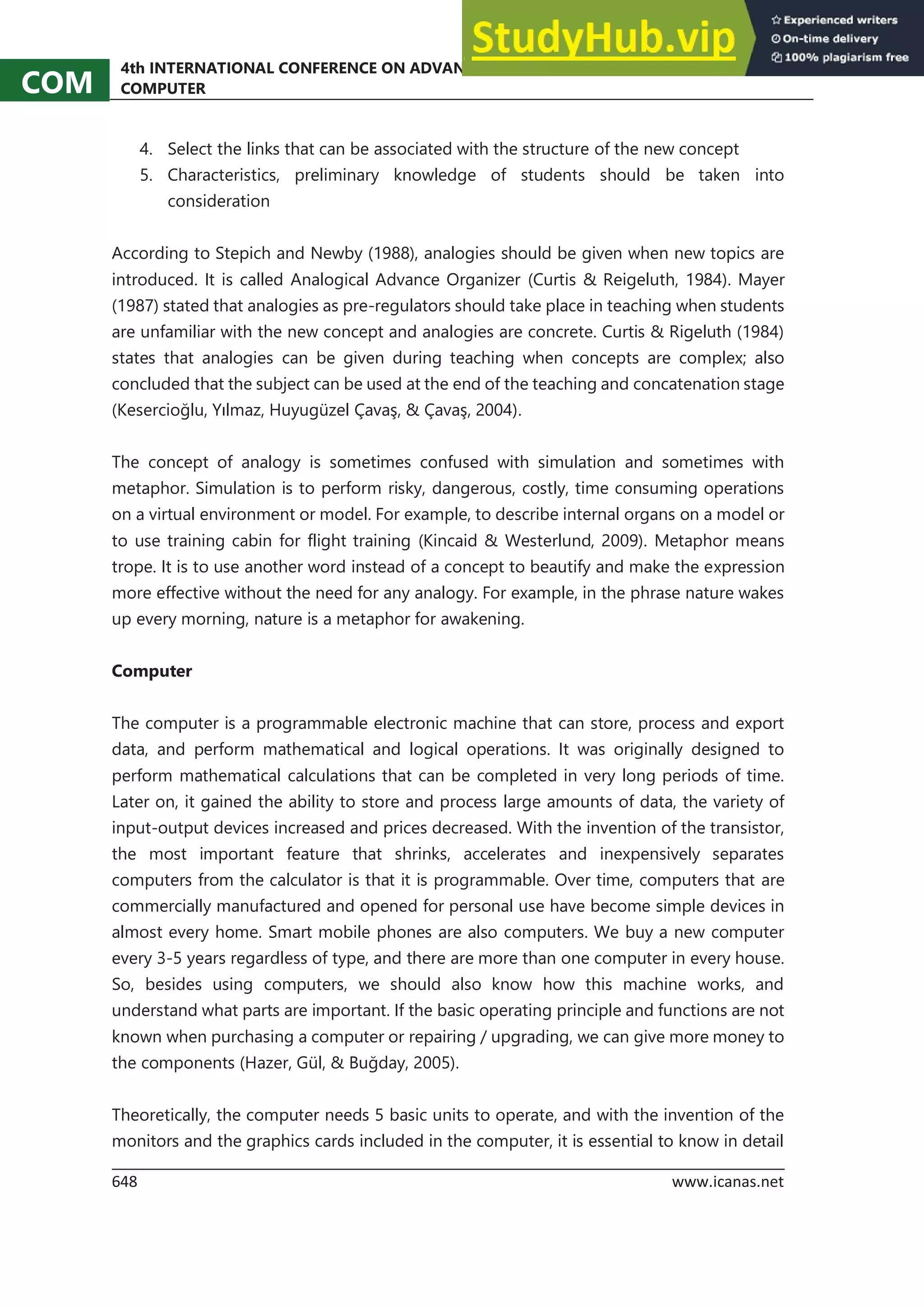 An Analogy For Basic Computer Block System Furniture Factory | PDF