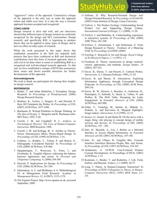 An Analysis And Critique Of Research Through Design Towards A Formalization Of A Research ...