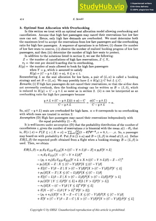 AN ANALYSIS OF AIRLINE SEAT ALLOCATION | PDF