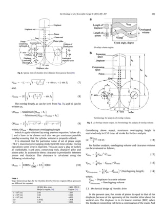 An analysis of beta type stirling engine with rhombic drive mechanism ...