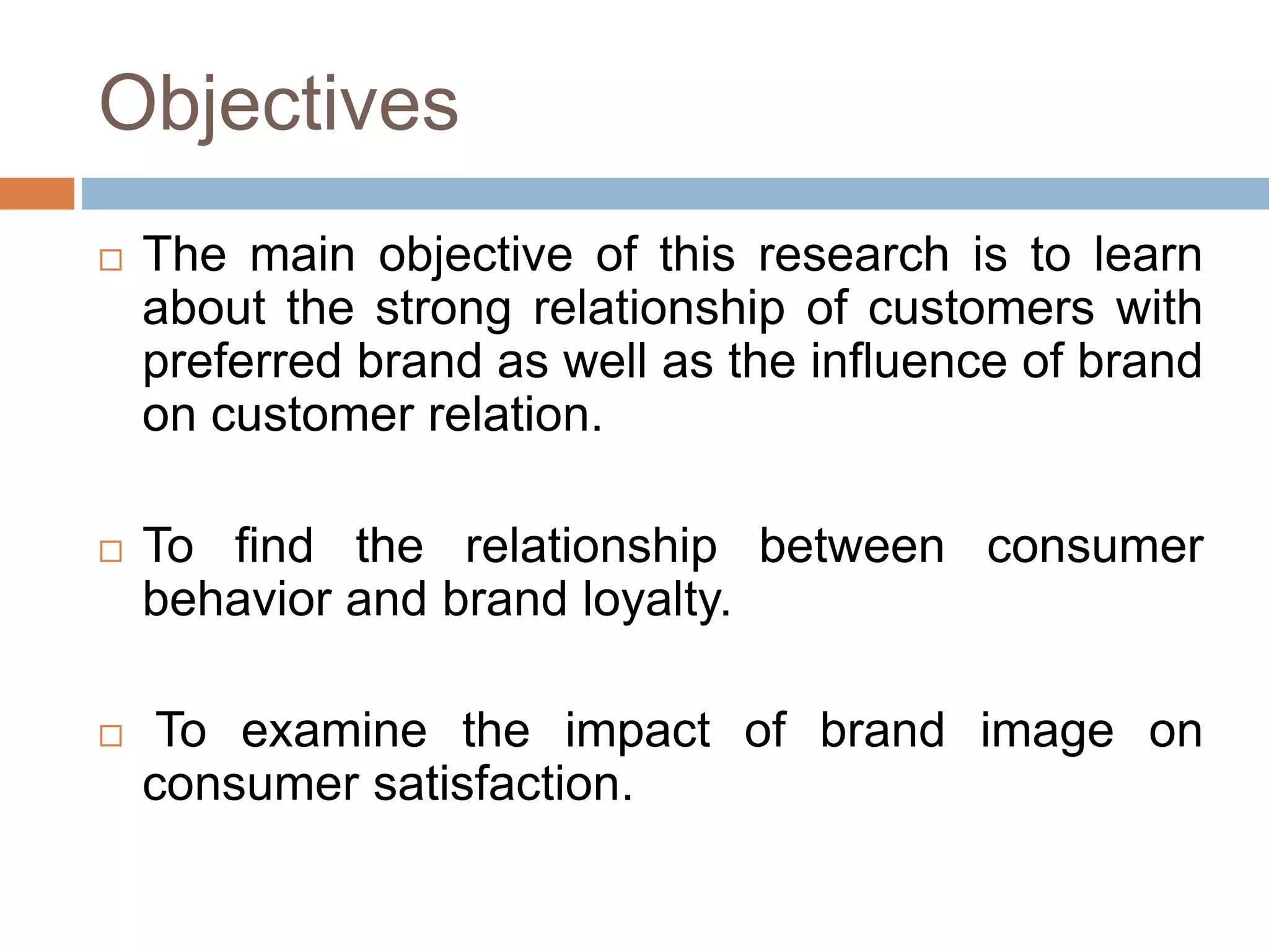 "An analysis of brand relationship with the the perceptive of customer ...