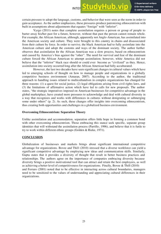 AN ANALYSIS OF ETHNOCENTRISM IN A GLOBALIZED BUSINESS ENVIRONMENT | PDF