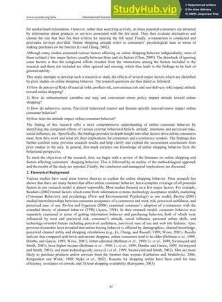 An Analysis Of Factors Affecting On Online Shopping Behavior Of Consumers | PDF | Internet ...