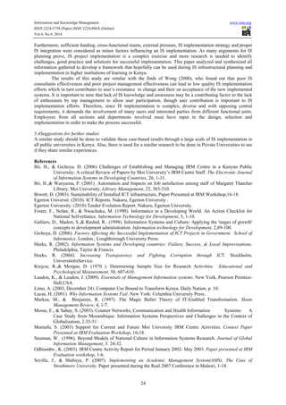 An analysis of factors influencing implementation of computer based ...
