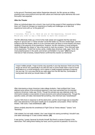 An analysis of fight club | PDF