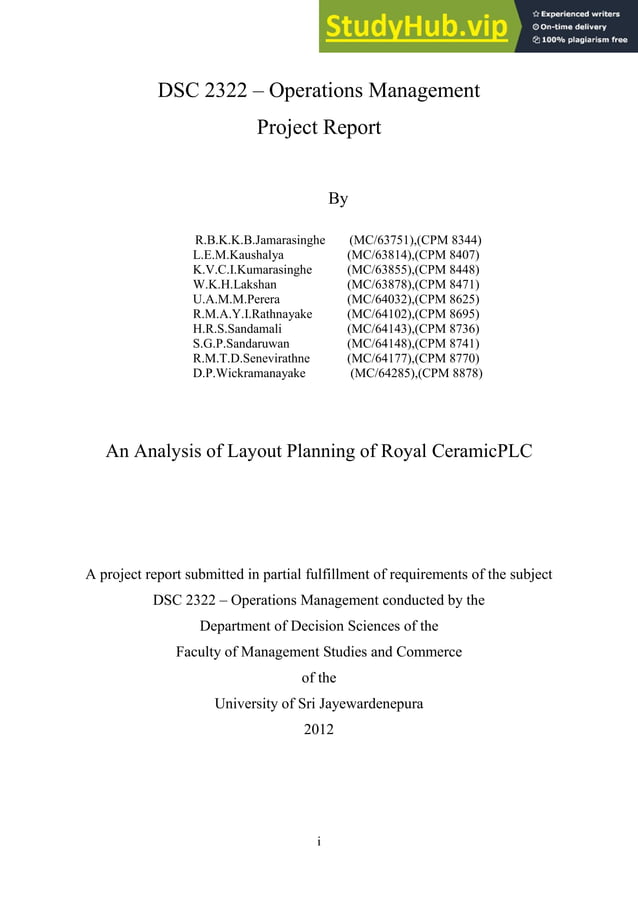 An Analysis Of Layout Planning | PDF