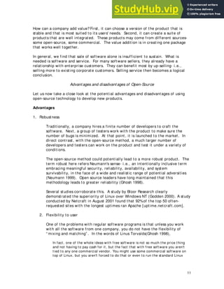 An Analysis Of Open Source Business Models | PDF