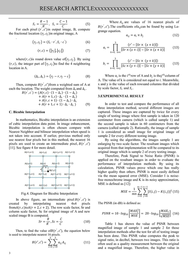 An analysisofperformanceforcommonlyusedinterpolationmethod | PDF