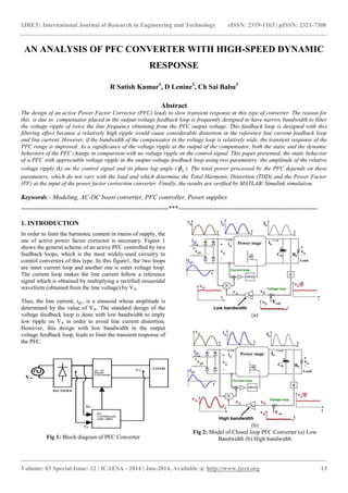 An analysis of pfc converter with high speed dynamic | PDF | Consumer Electronics | Technology ...