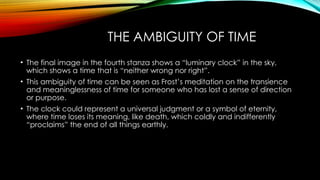 AN ANALYSIS OF ROBERT FROST'S POEM - ACQUAINTED WITH THE NIGHT.pptx