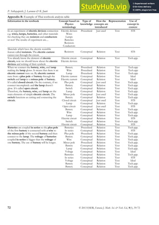 An Analysis Of Science Textbooks For Grade 6 The Electric Circuit ...