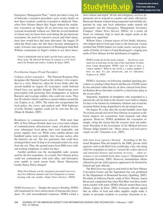 An Analysis Of The Delayed Response To Hurricane Katrina Through The ...