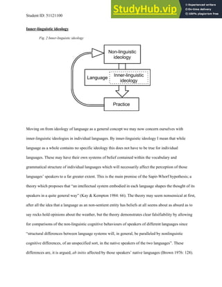 An Analysis Of The Differences Between Language Ideology And Language ...