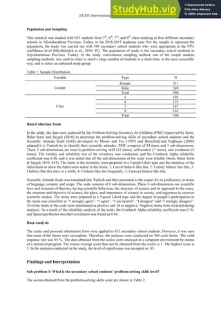 An Analysis Of The Relationship Between Problem Solving Skills And ...