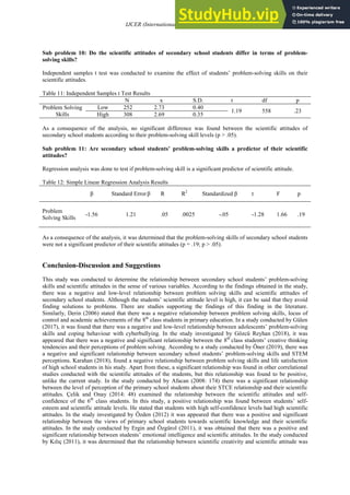 An Analysis Of The Relationship Between Problem Solving Skills And ...
