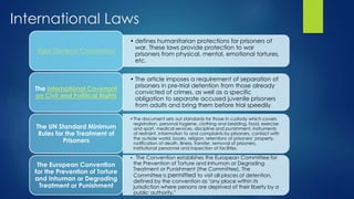 An analysis of the rights of prisoners in | PPTX | Crime & Harmful Acts ...