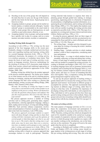 An Analysis Of The Structure Of Group Writing Activities In English ...