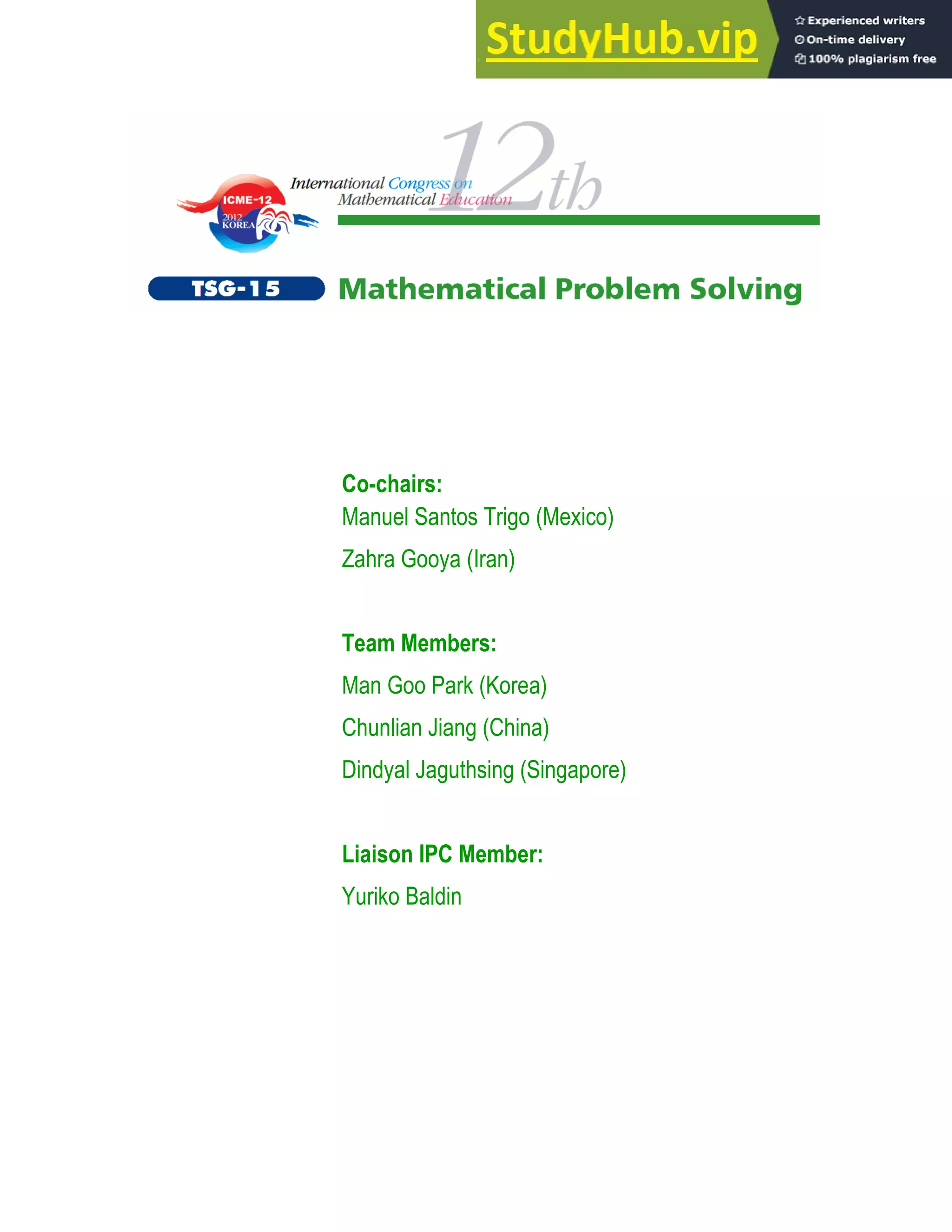 AN ANALYSIS OF USING JAPANESE PROBLEM SOLVING ORIENTED LESSON STRUCTURE TO SWEDISH MATHEMATICS ...