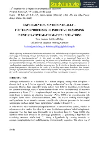 AN ANALYSIS OF USING JAPANESE PROBLEM SOLVING ORIENTED LESSON STRUCTURE ...