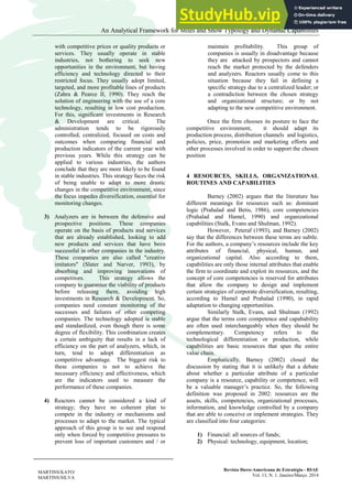 An Analytical Framework For Miles And Snow Typology And Dynamic ...