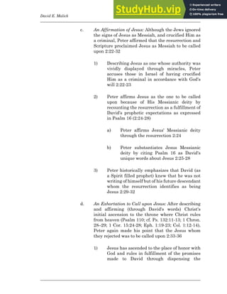 An Analytical Outline Of Acts | PDF