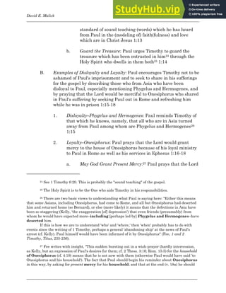 AN ANALYTICAL OUTLINE OF THE BOOK OF 2 TIMOTHY | PDF