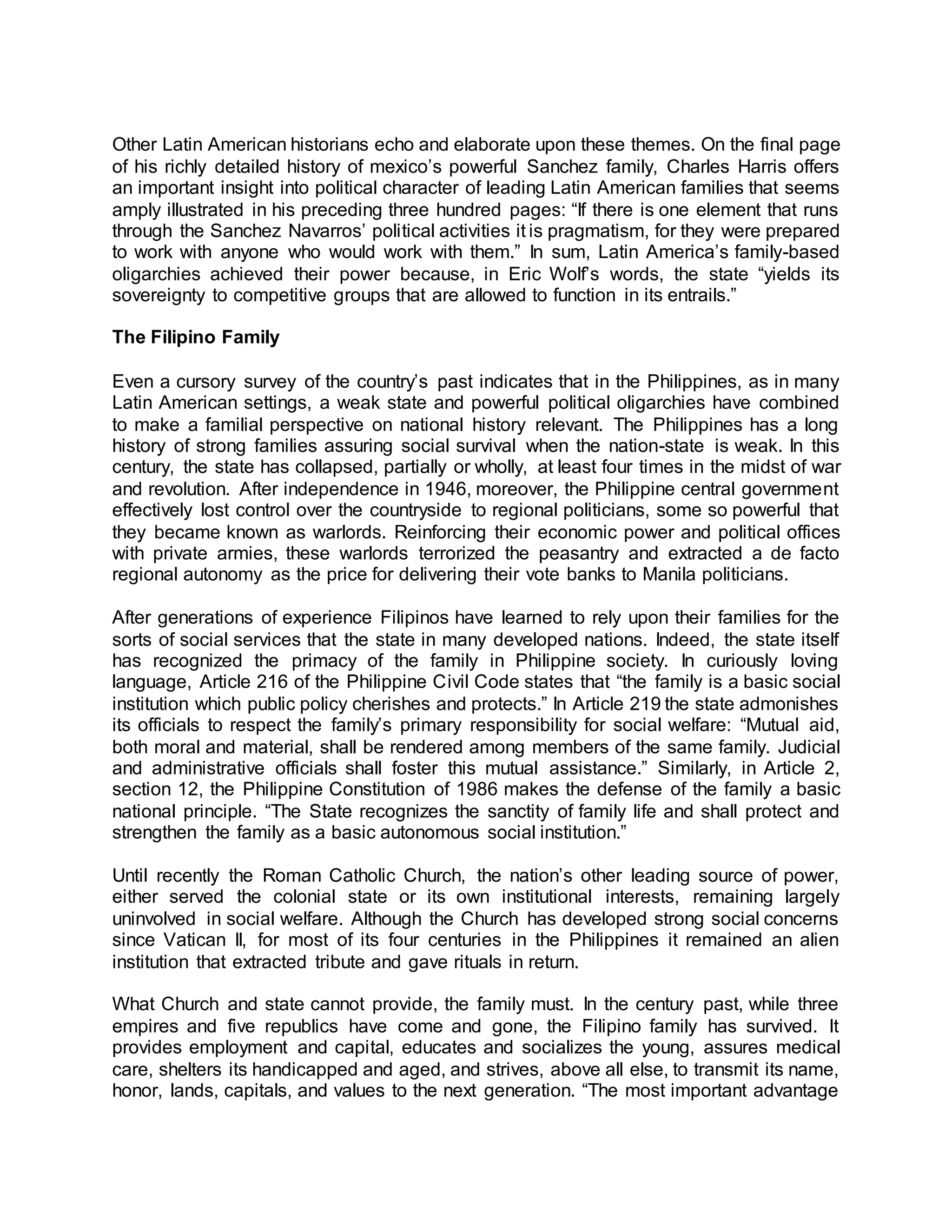 An anarchy of families the historiography of state and family in the ...
