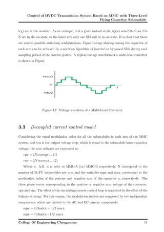 Control of HVDC Transmission System Based on MMC with Three-Level ...