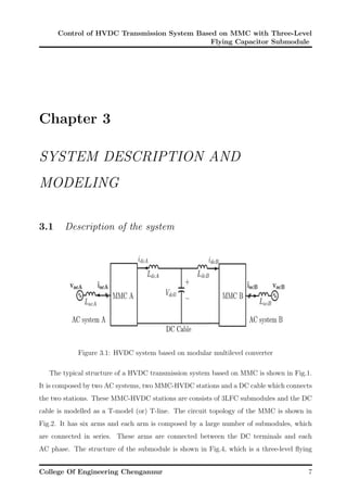 Control of HVDC Transmission System Based on MMC with Three-Level ...