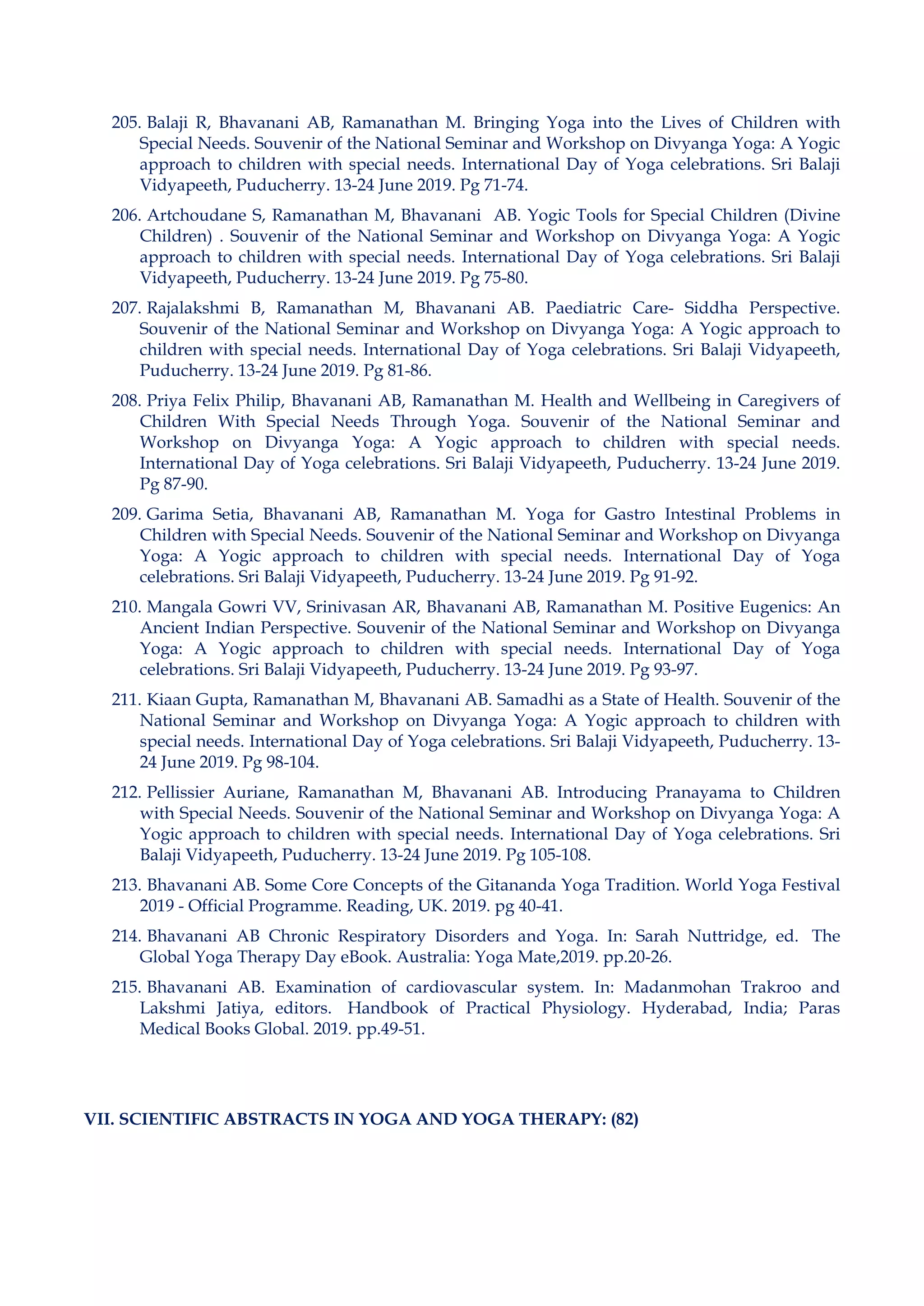 Biodata of Yogacharya Dr Ananda Balayogi Bhavanani | PDF