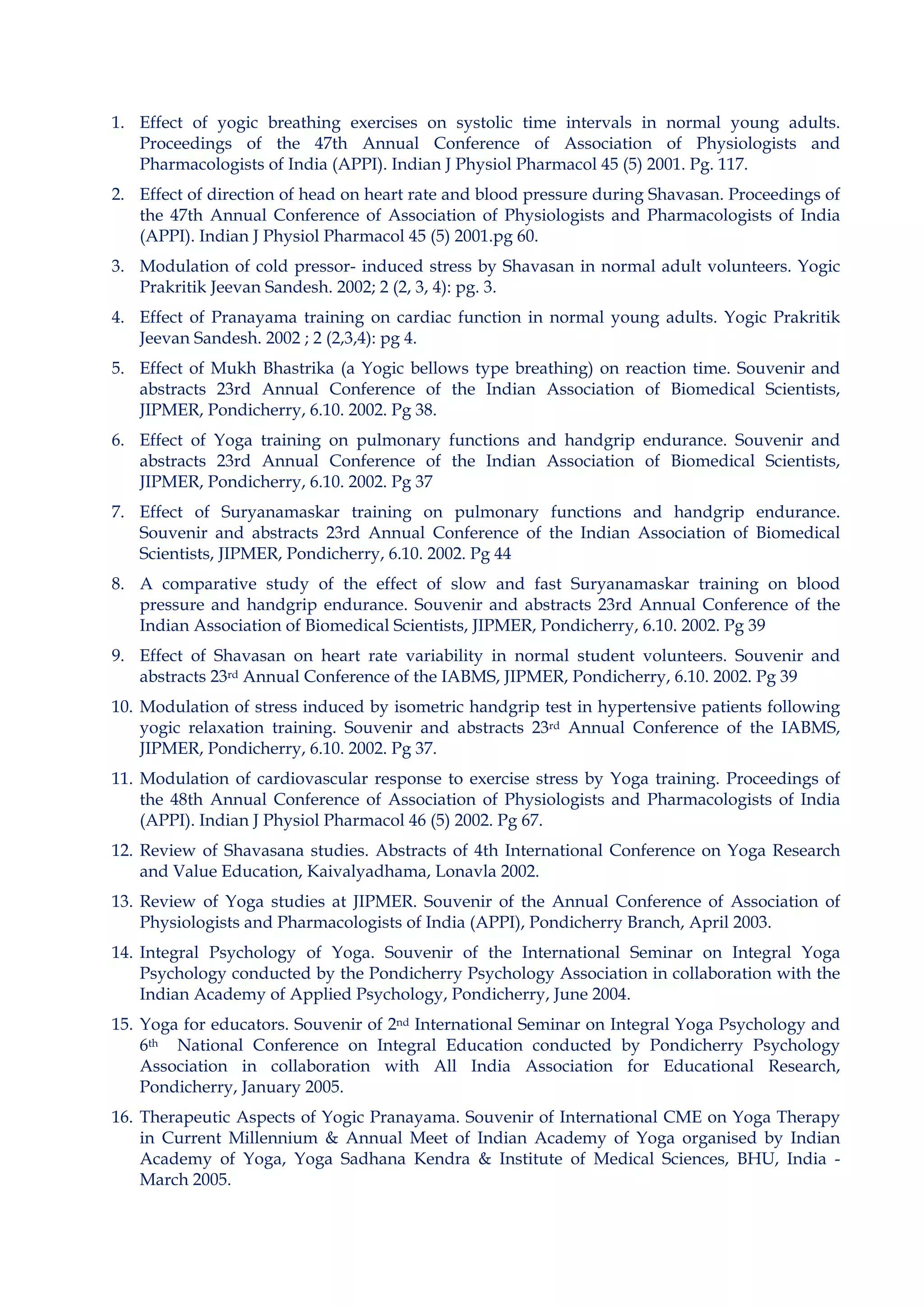 Biodata of Yogacharya Dr Ananda Balayogi Bhavanani | PDF